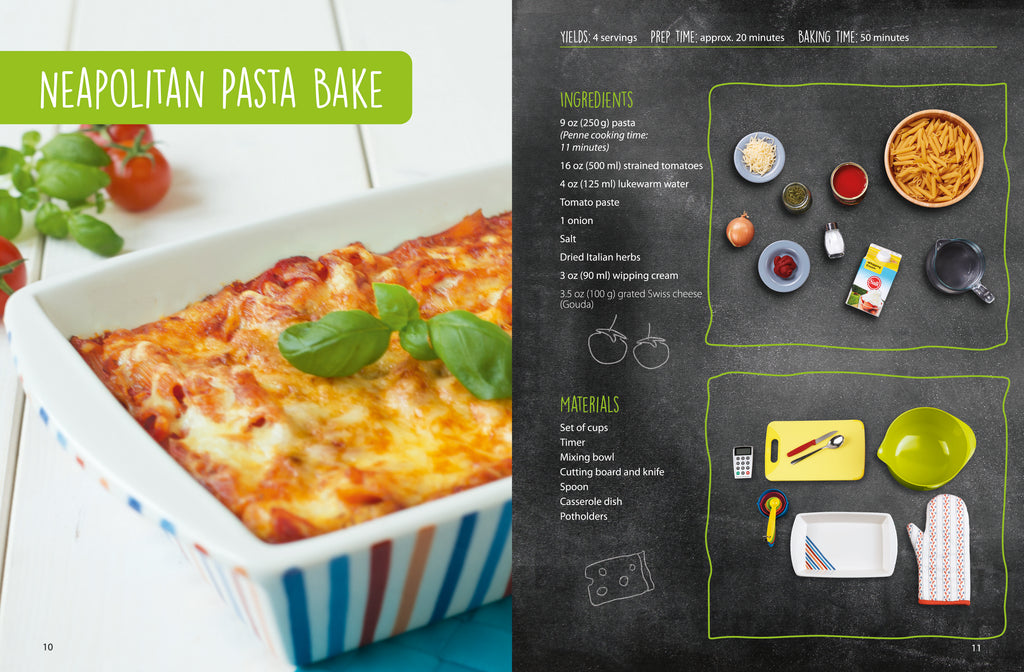 Cooking with Kids - Part 2, Cookbook incl. 5 colorful measuring cups ...